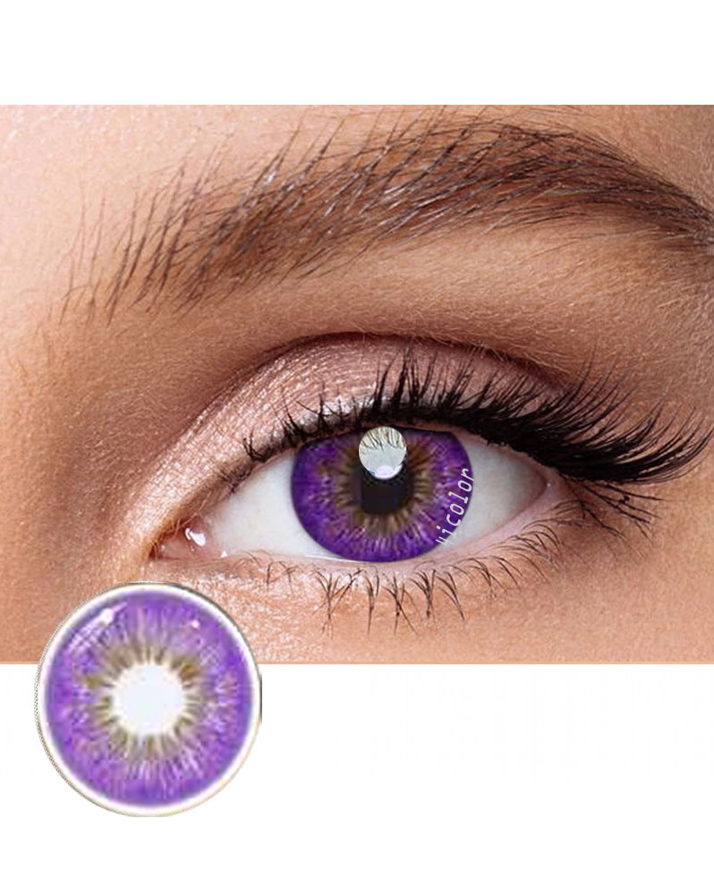 Wildness of elegant purple contacts-4ICOLOR.COM