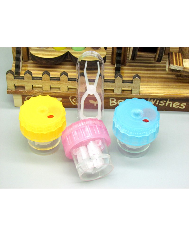 Colourful Contact Lens Cleaner Washer Contact Cleaning Case Box ...