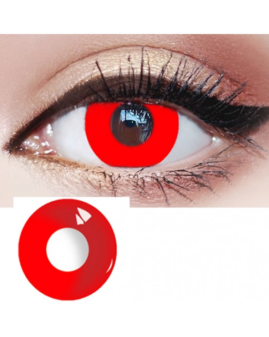 Eye Circle Lens Devil Red Naruto Colored Contact Lenses
